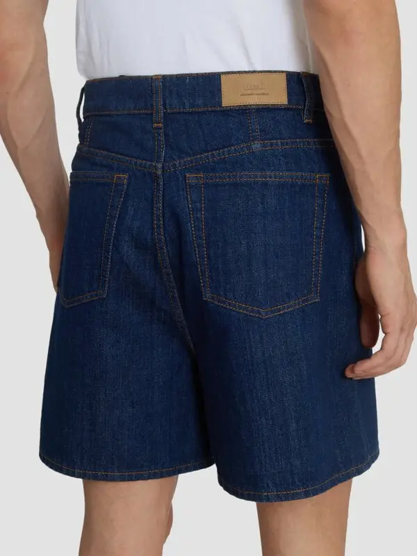AMI Paris Heritage Denim Shorts