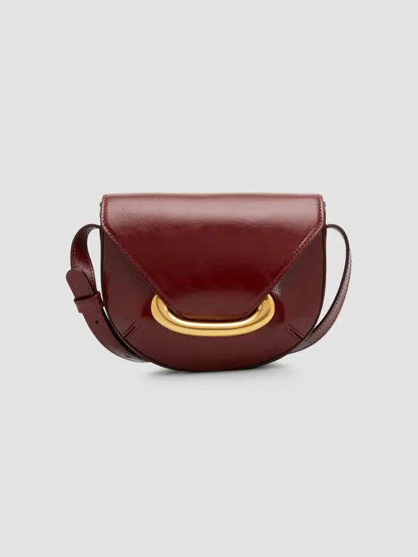 WANDLER Veneto Small Leather Crossbody Bag - Ruby Glaze