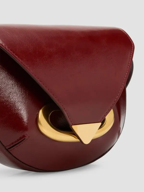 WANDLER Veneto Small Leather Crossbody Bag - Ruby Glaze