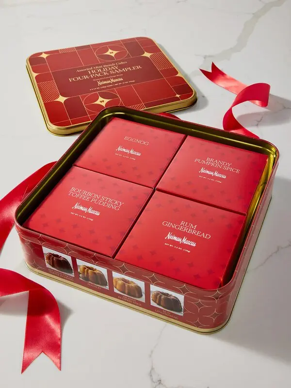 SAKS FIFTH AVENUE 4-pack Holiday Sampler Mini Bundt Cakes
