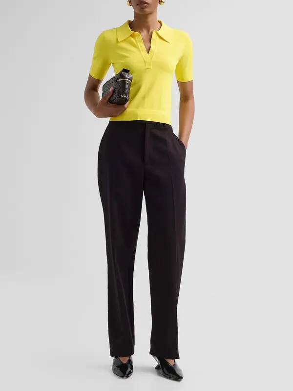AKNVAS Emma Knit Polo Top
