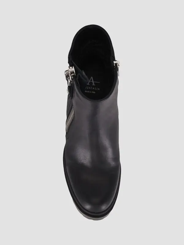 Aquatalia Emma 90mm Leather Booties