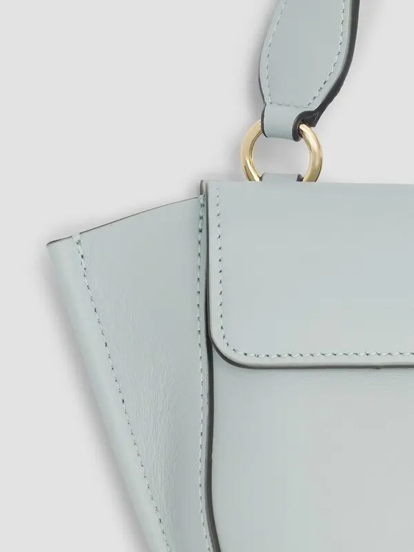 WANDLER Hortensia Leather Crossbody Bag - Ice
