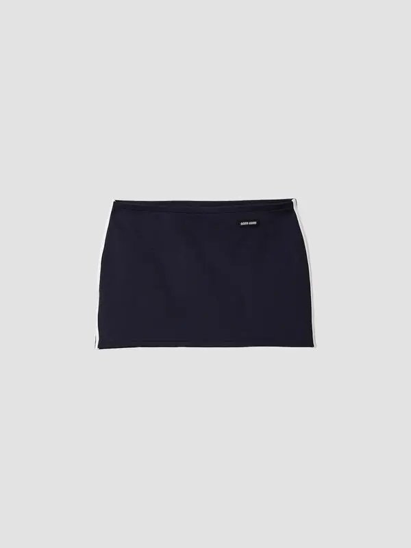 Miu Miu Technical Yarn Miniskirt - Blue