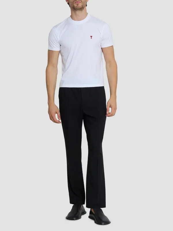 AMI Paris Pull-on Wool Trousers