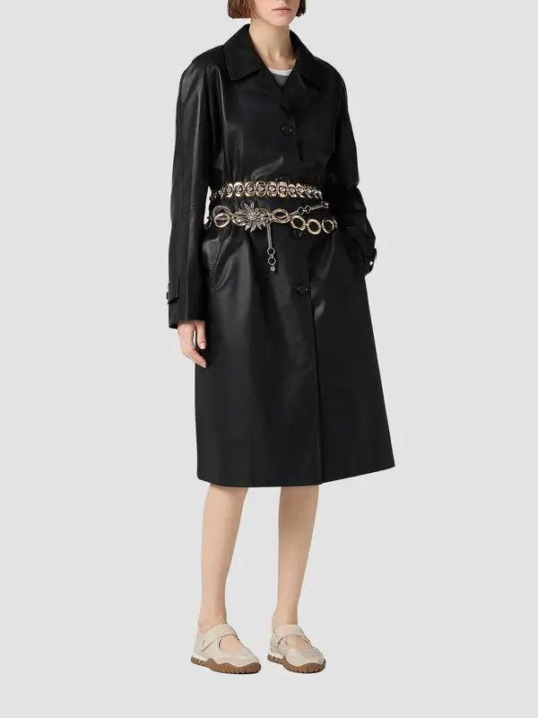 Miu Miu Nappa Leather Coat