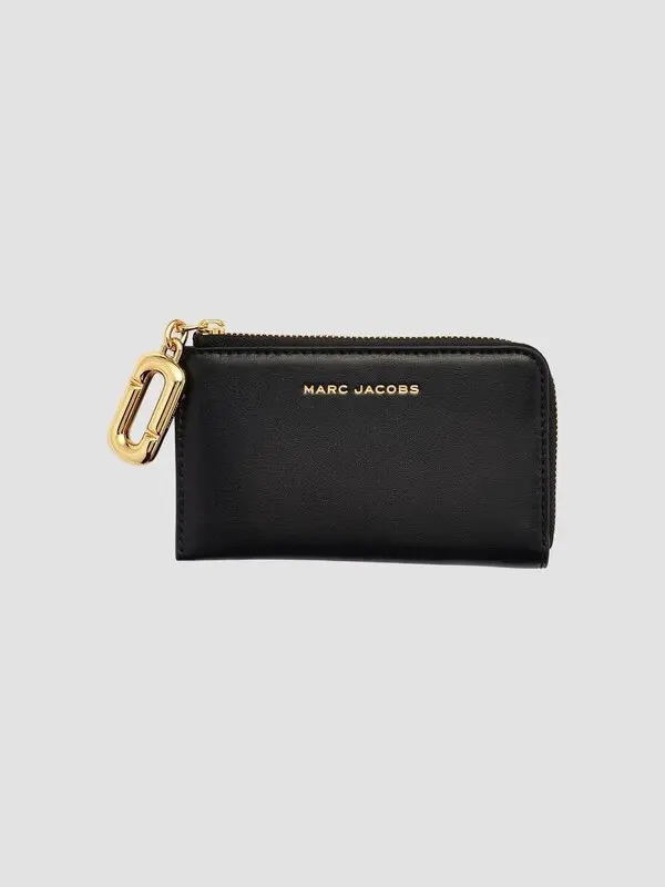 Marc Jacobs Pop J Leather Multi Wallet - Black