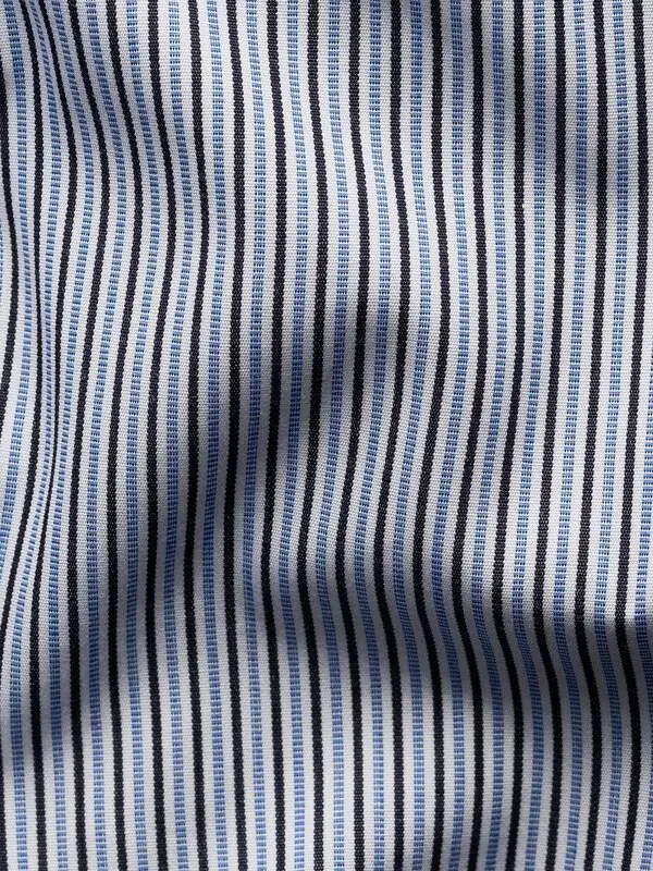 Eton Contemporary-fit Striped Cotton Poplin Shirt