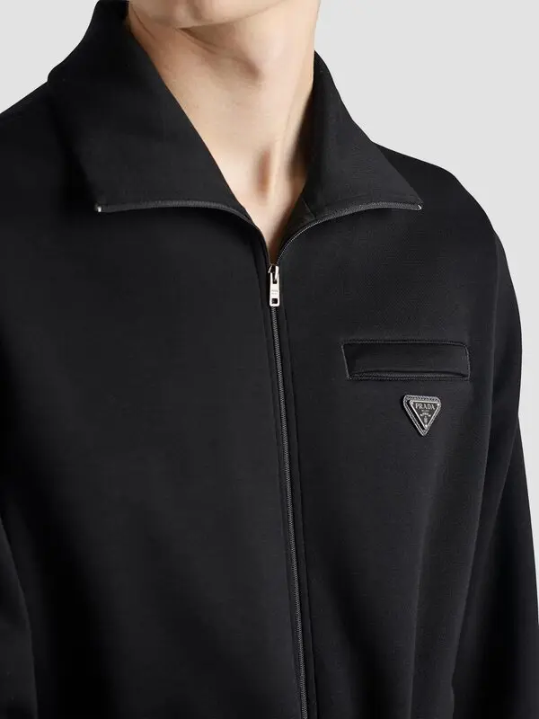 Prada Technical Cotton Blouson Jacket