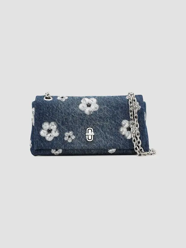 Marc Jacobs The Sequin Daisy Dual Chain Wallet