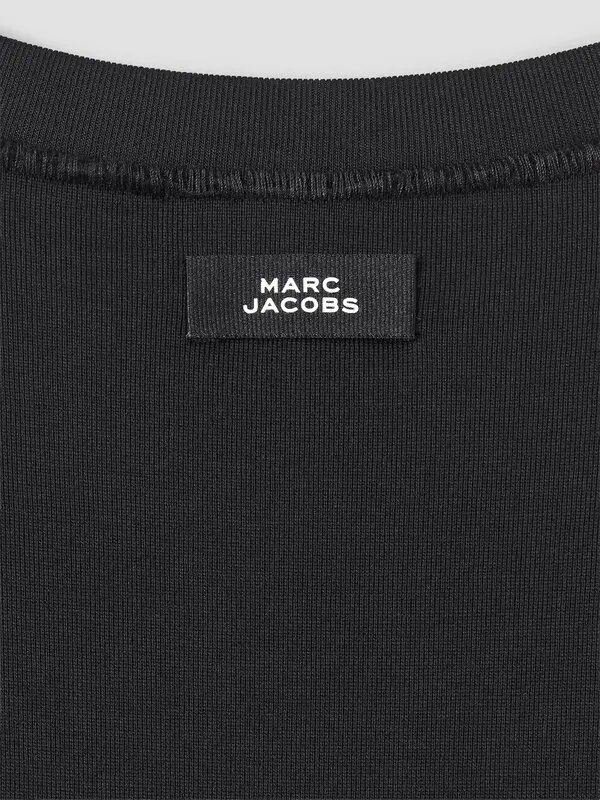 Marc Jacobs Asymmetric Bow-detail T-shirt Midi-dress