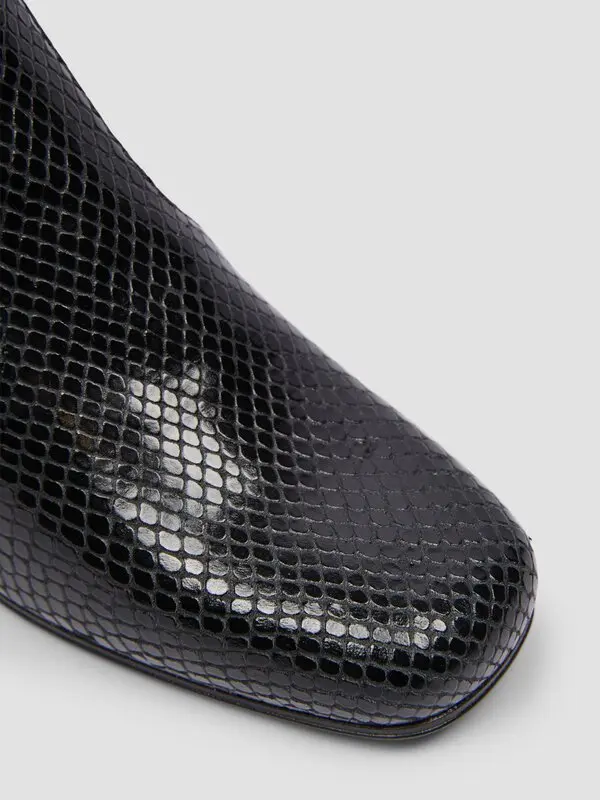 ROGER VIVIER Tres Vivier 45mm Snakeskin-embossed Leather Ankle Boots