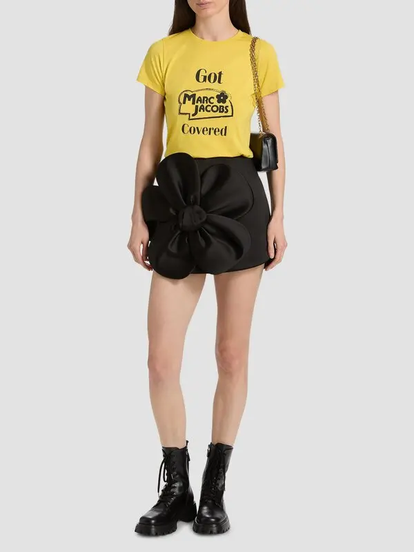 Marc Jacobs Daisy Satin Circle Miniskirt