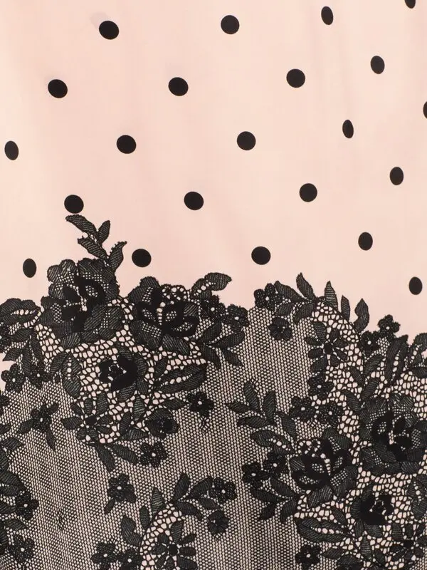 Marc Jacobs Trompe L'oeil Polka Dot Midi-skirt