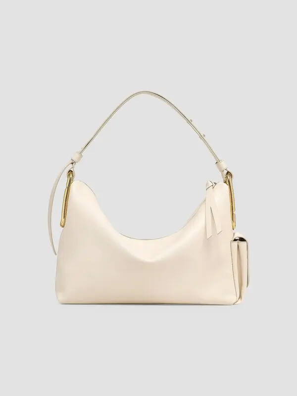 Marc Jacobs Scene Large Leather Shoulder Bag - Cloud White