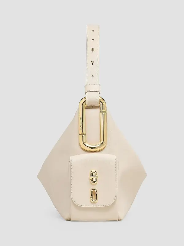 Marc Jacobs Scene Large Leather Shoulder Bag - Cloud White