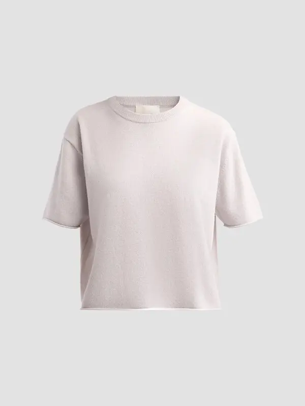 LISA YANG Cila Cashmere Crewneck T-shirt