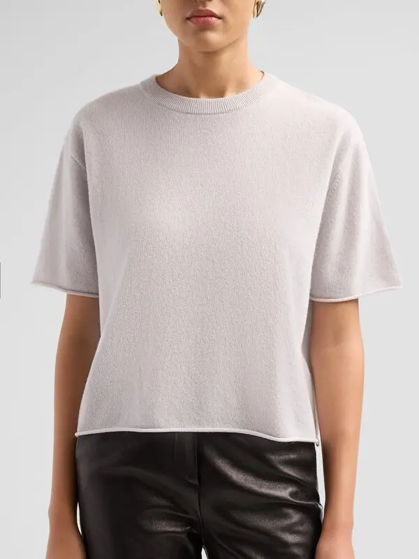 LISA YANG Cila Cashmere Crewneck T-shirt