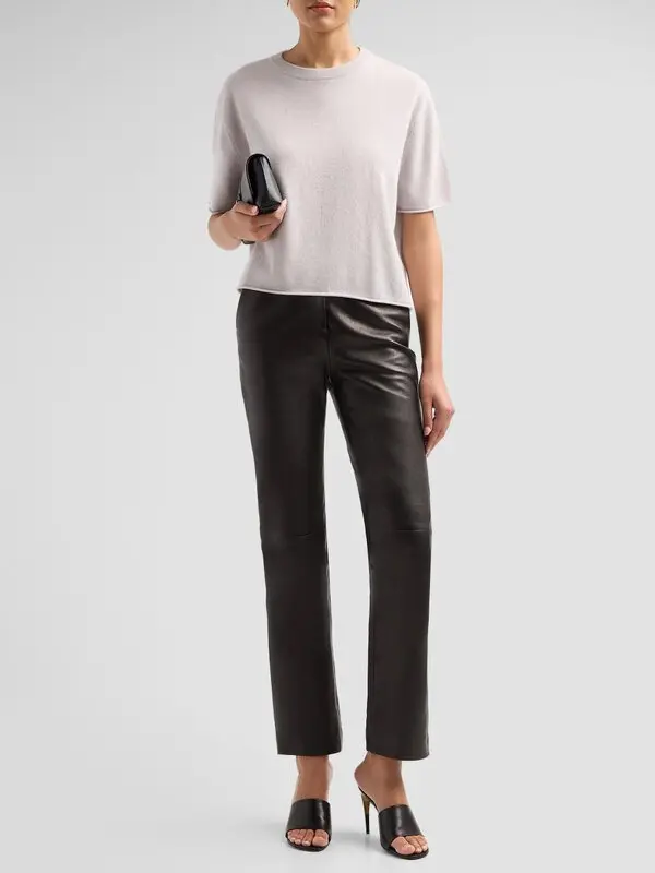 LISA YANG Cila Cashmere Crewneck T-shirt