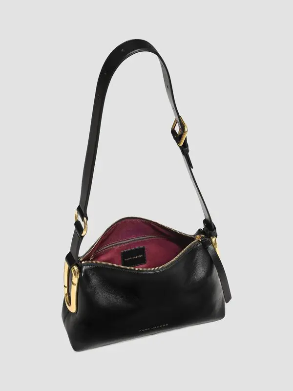 Marc Jacobs Scene Medium Leather Shoulder Bag - Black