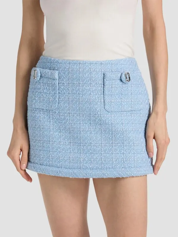 Marc Jacobs Pop J Marc Tweed Miniskirt