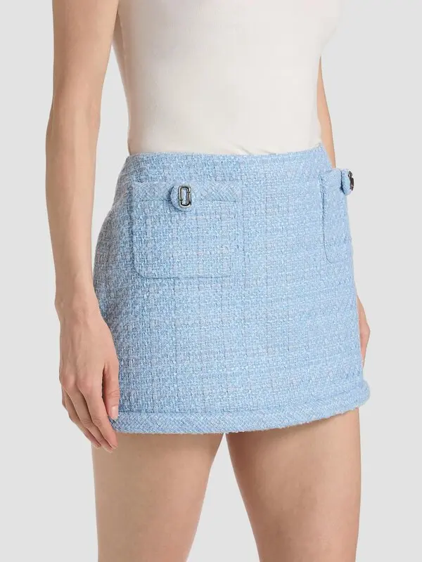 Marc Jacobs Pop J Marc Tweed Miniskirt
