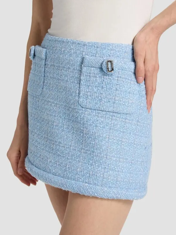 Marc Jacobs Pop J Marc Tweed Miniskirt