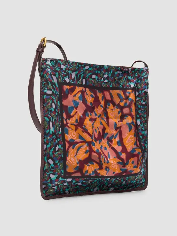 Dries Van Noten Medium Scarf-print Shoulder Bag