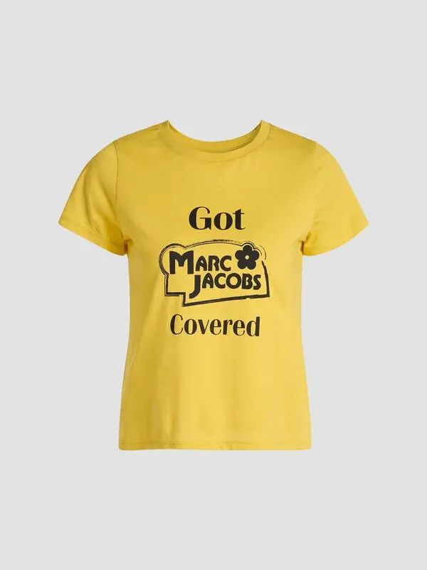 Marc Jacobs Femme Slim-fit T-shirt - Yellow Multi