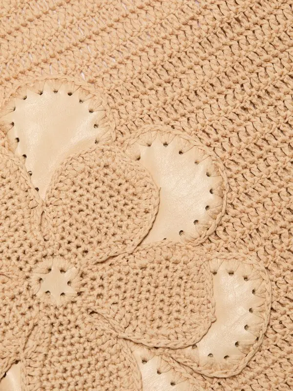 Ramy Brook Celeste Open-knit Cotton Top - Sandstone