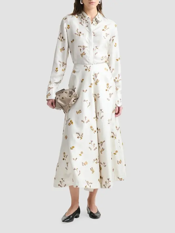 Altuzarra Chika Floral Silk Shirt