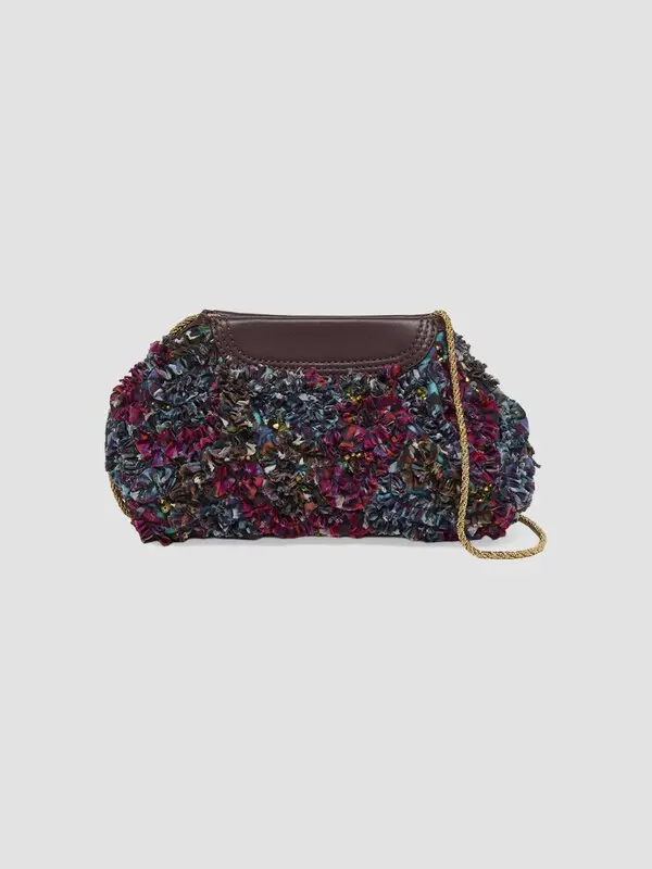 Dries Van Noten Embroidered Chain-strap Clutch - Multi