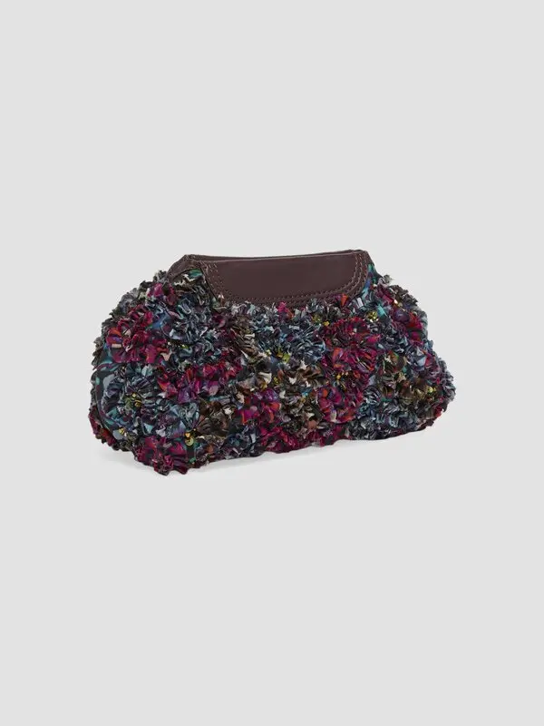 Dries Van Noten Embroidered Chain-strap Clutch