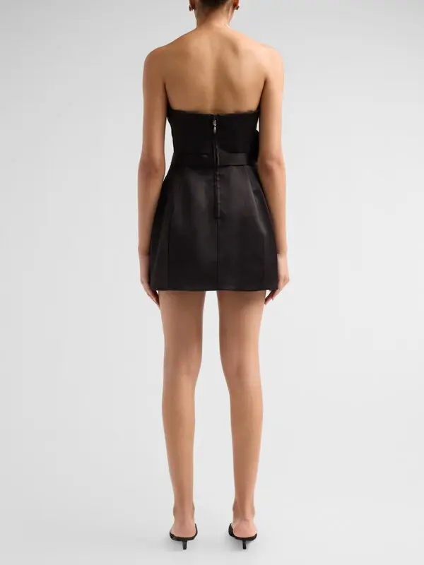 Marc Jacobs Satin Daisy Belted Minidress