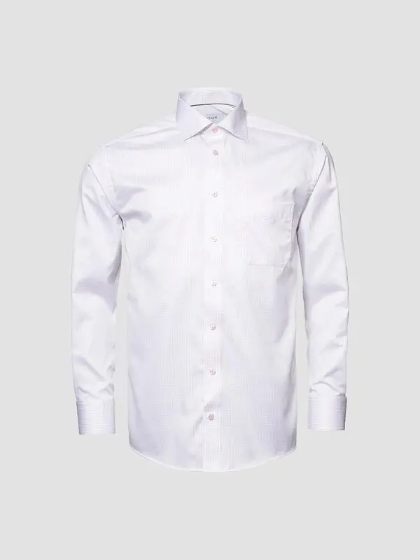 Eton Grid Check Classic-fit Dress Shirt