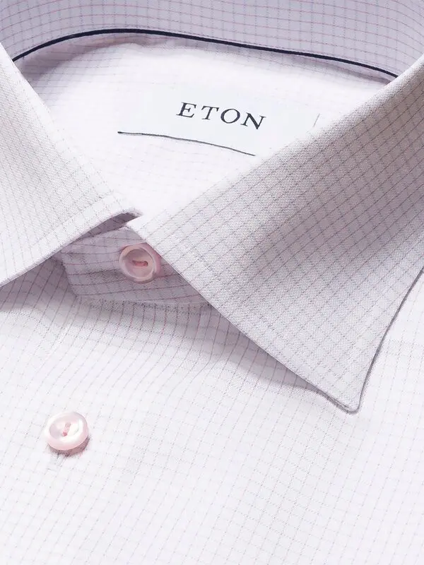 Eton Grid Check Classic-fit Dress Shirt