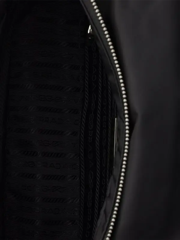 Prada Padded Re-nylon Shoulder Bag - Black