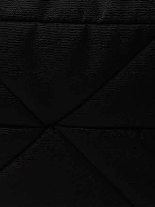 Prada Padded Re-nylon Shoulder Bag - Black