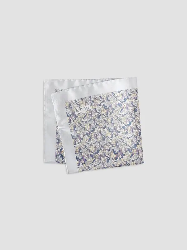 Eton Toucan Silk Twill Pocket Square