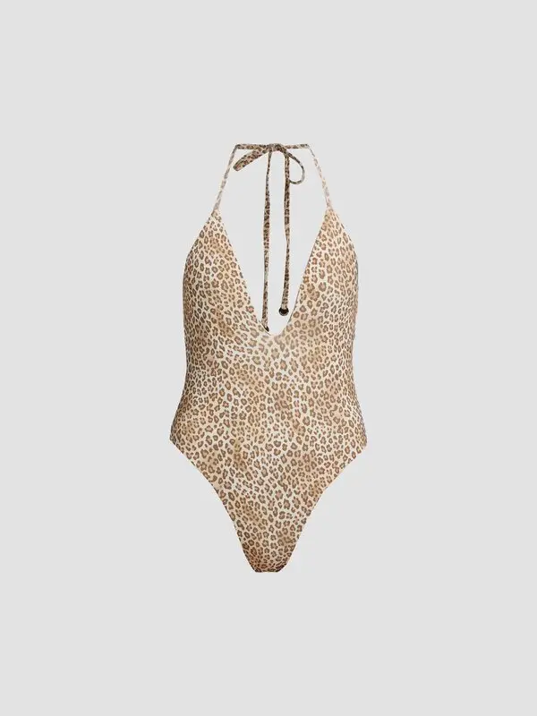 Ramy Brook Electra Leopard-print One-piece Swimsuit