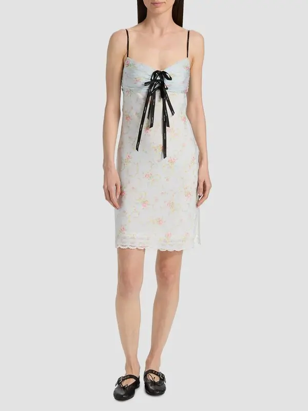 Marc Jacobs Blurred Floral Slip Dress