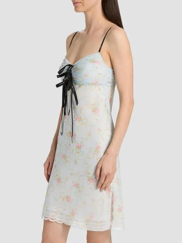 Marc Jacobs Blurred Floral Slip Dress