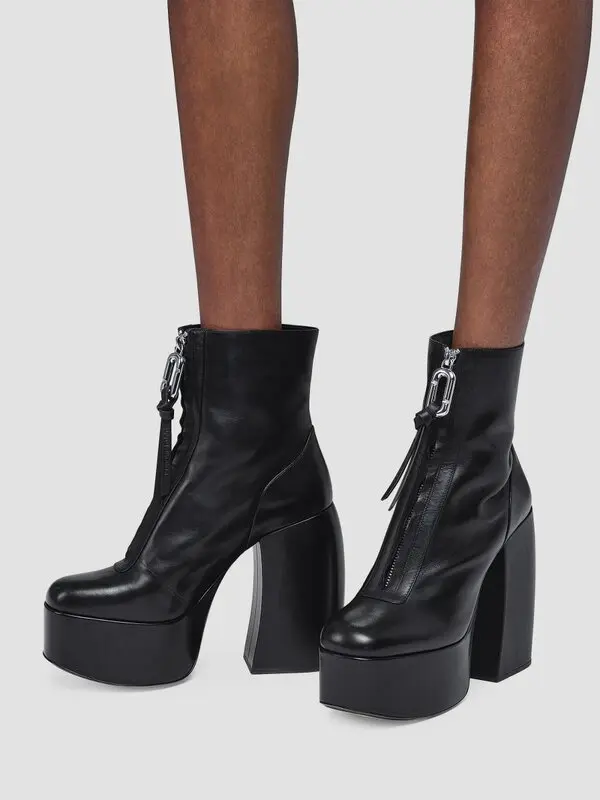 Marc Jacobs The Gigi 135mm Leather Platform Ankle Boots