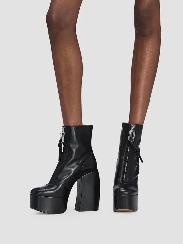 Marc Jacobs The Gigi 135mm Leather Platform Ankle Boots