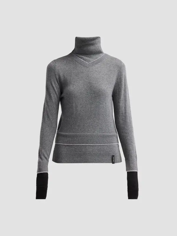 Marc Jacobs Layered Turtleneck Sweater - Grey