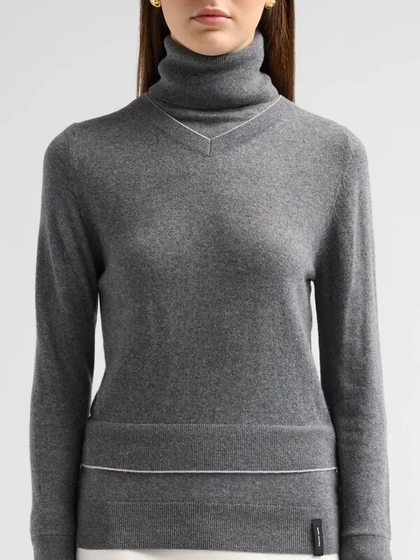 Marc Jacobs Layered Turtleneck Sweater - Grey