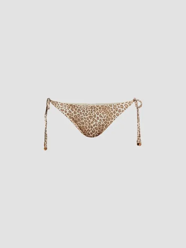 Ramy Brook Benni Leopard Print Bikini Bottom
