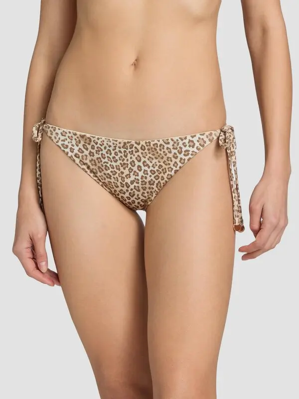 Ramy Brook Benni Leopard Print Bikini Bottom