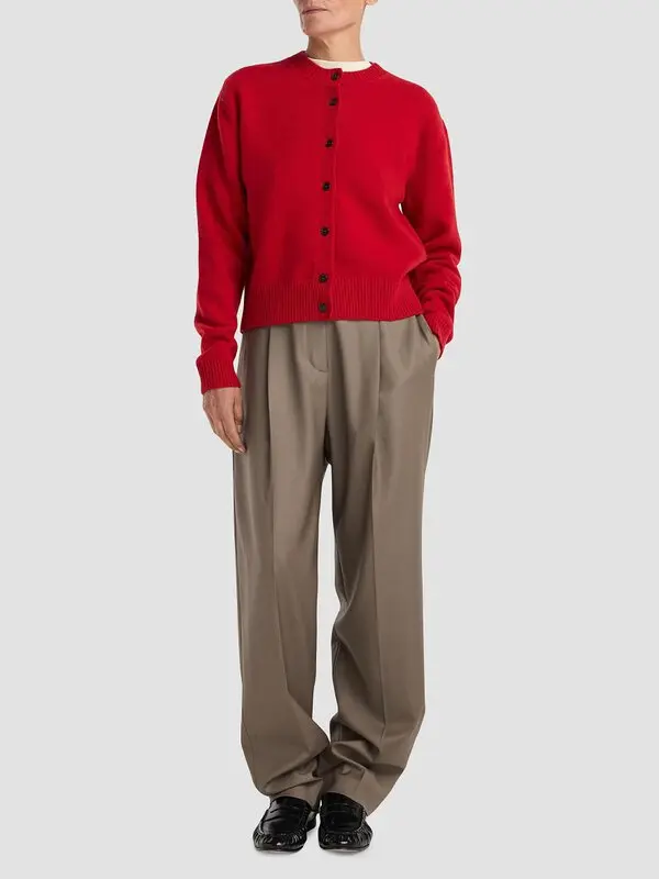 RÓHE Classic Stretch Wool Cardigan