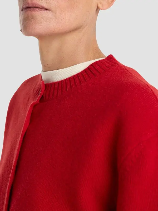 RÓHE Classic Stretch Wool Cardigan